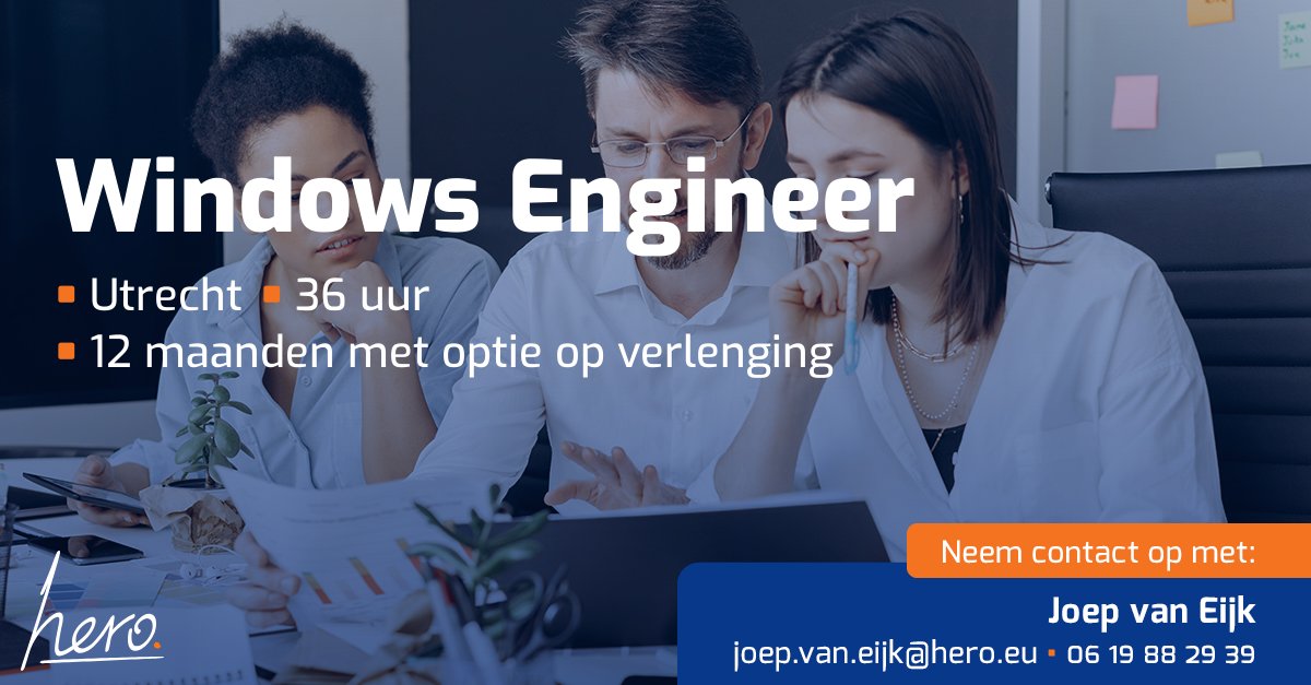 Windows Engineer - Hero Interim Professionals