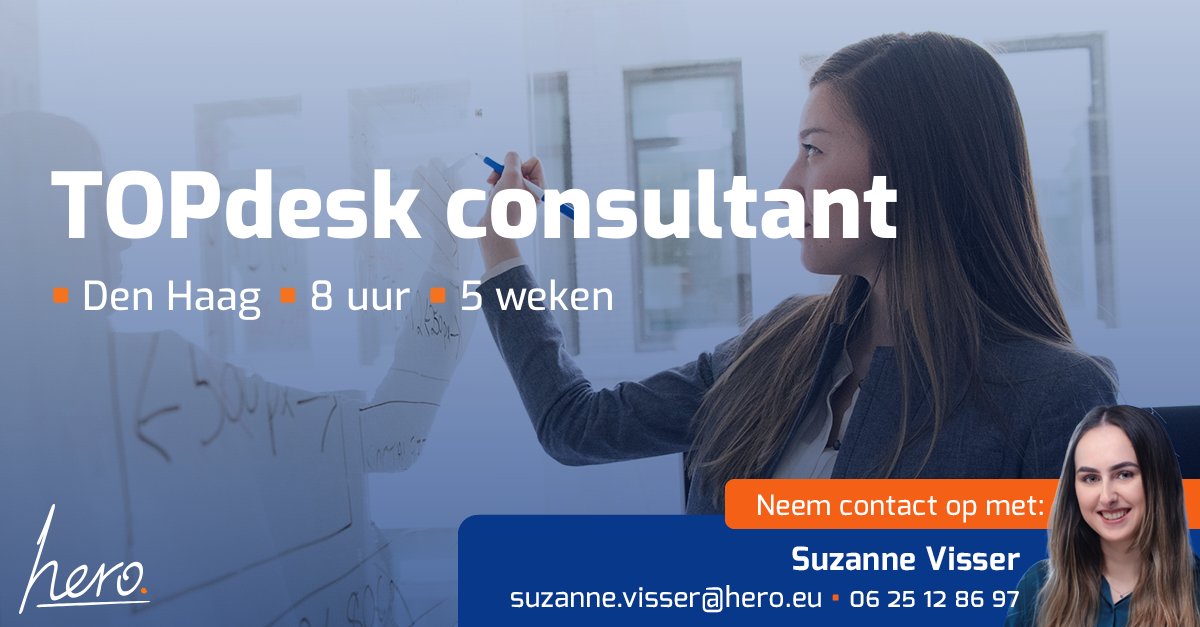 TOPdesk consultant - Hero Interim Professionals