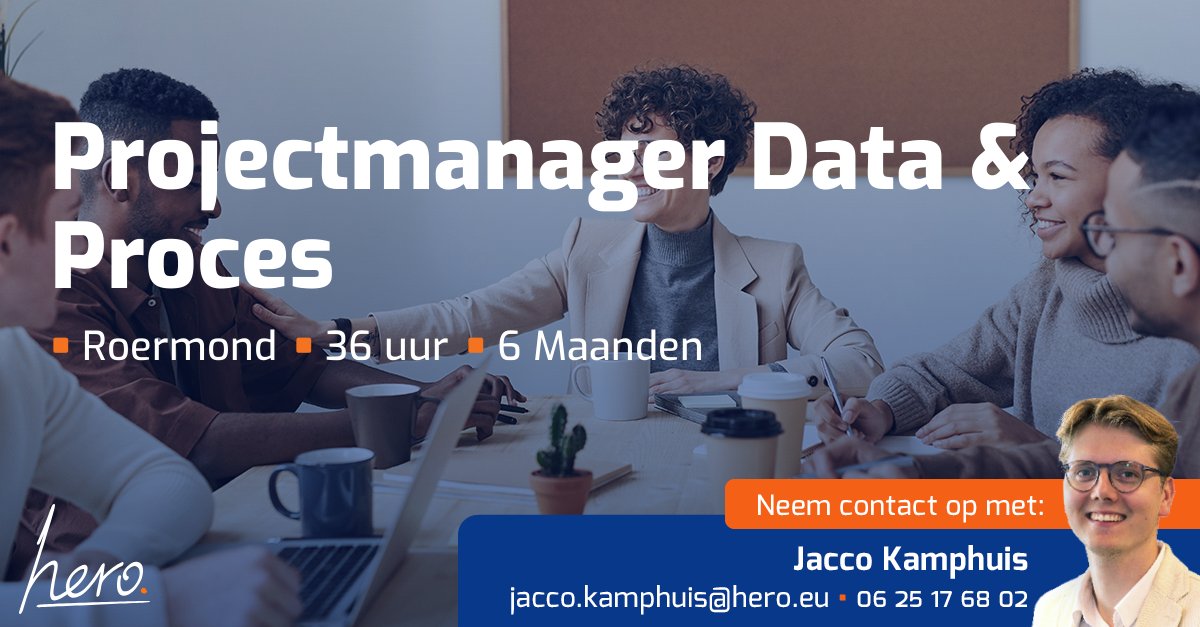 Projectmanager Data & Proces - Hero Interim Professionals