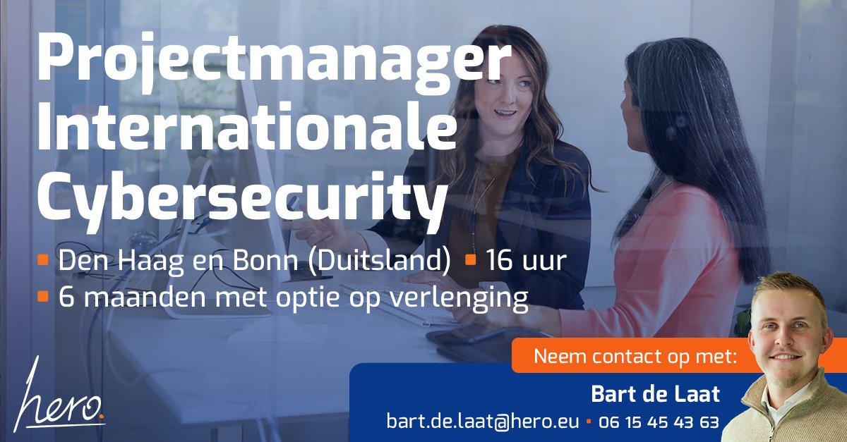 Projectmanager Internationale Cybersecurity - Hero Interim Professionals