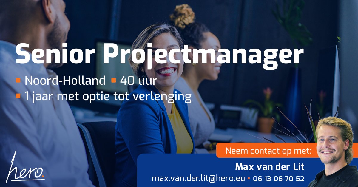 Senior Projectmanager - Hero Interim Professionals