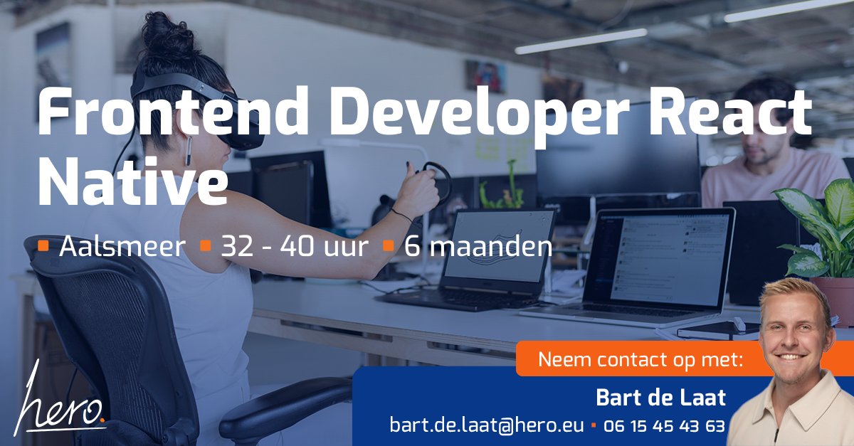 Frontend Developer React Native - Hero Interim Professionals