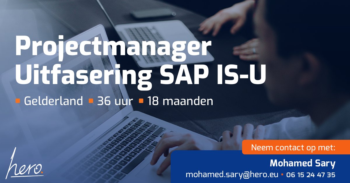 Projectmanager Uitfasering SAP IS-U - Hero Interim Professionals