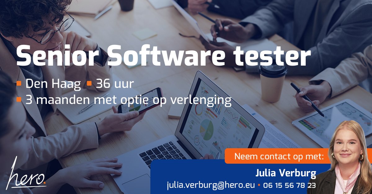 Senior Software tester - Hero Interim Professionals