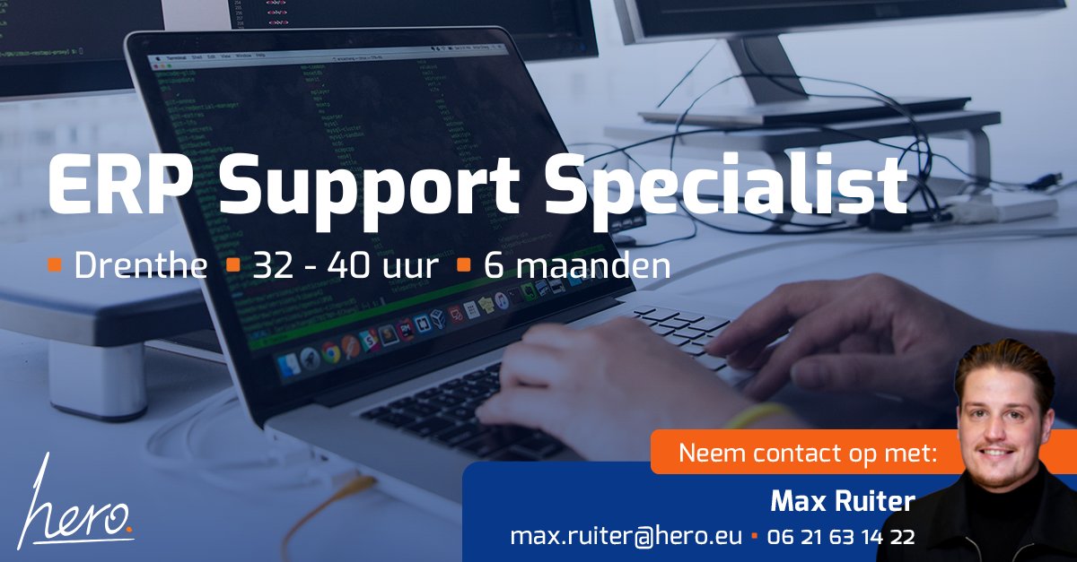 ERP Support Specialist - Hero Interim Professionals