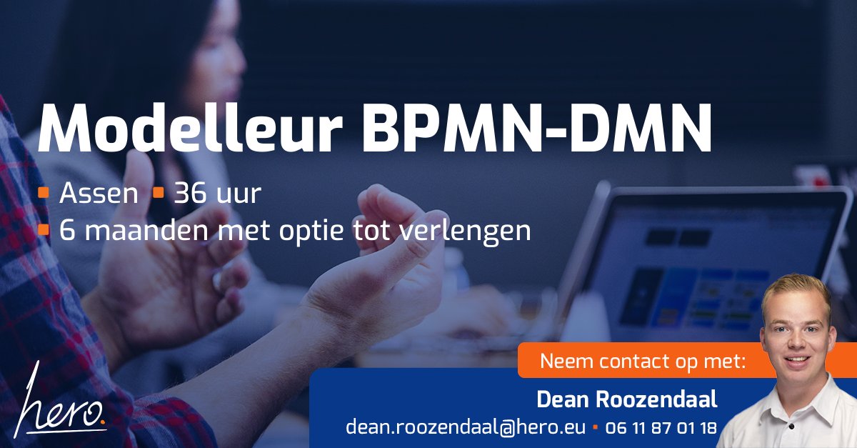 Modelleur BPMN-DMN - Hero Interim Professionals