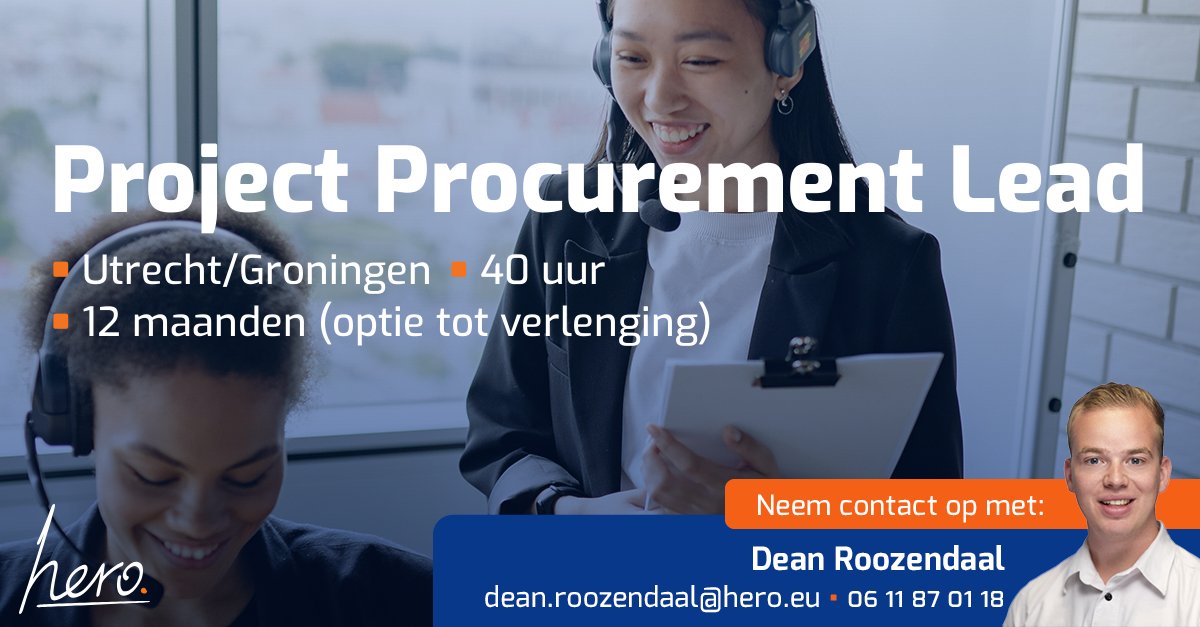 Project Procurement Lead - Hero Interim Professionals