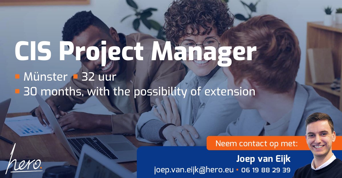 CIS Project Manager - Hero Interim Professionals