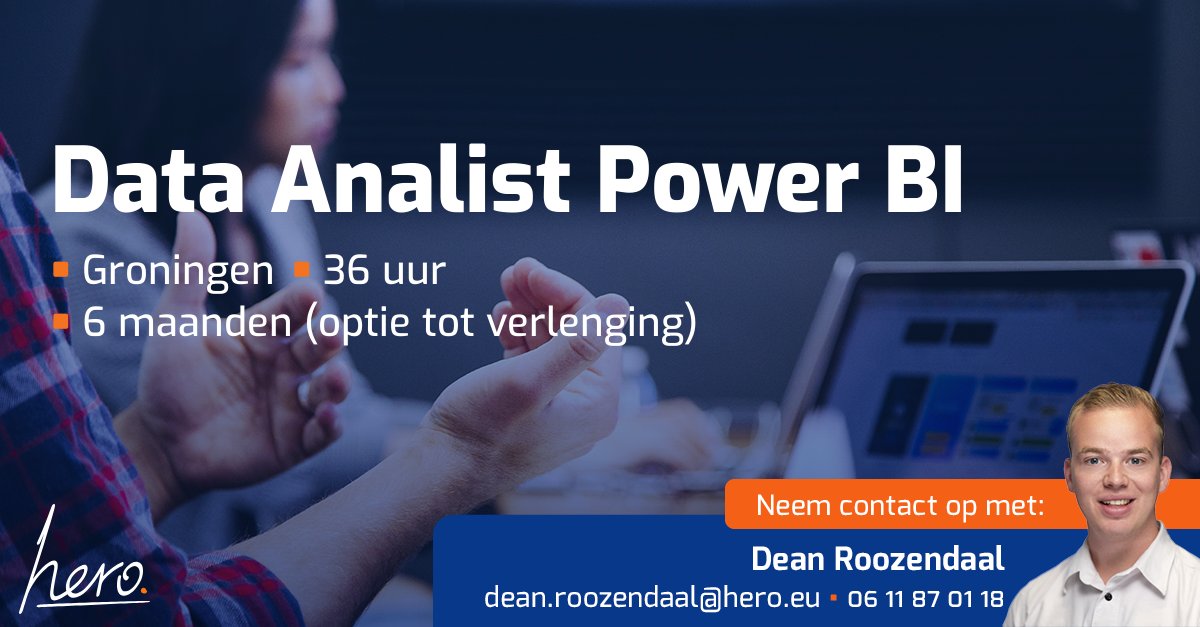 Data Analist Power BI - Hero Interim Professionals