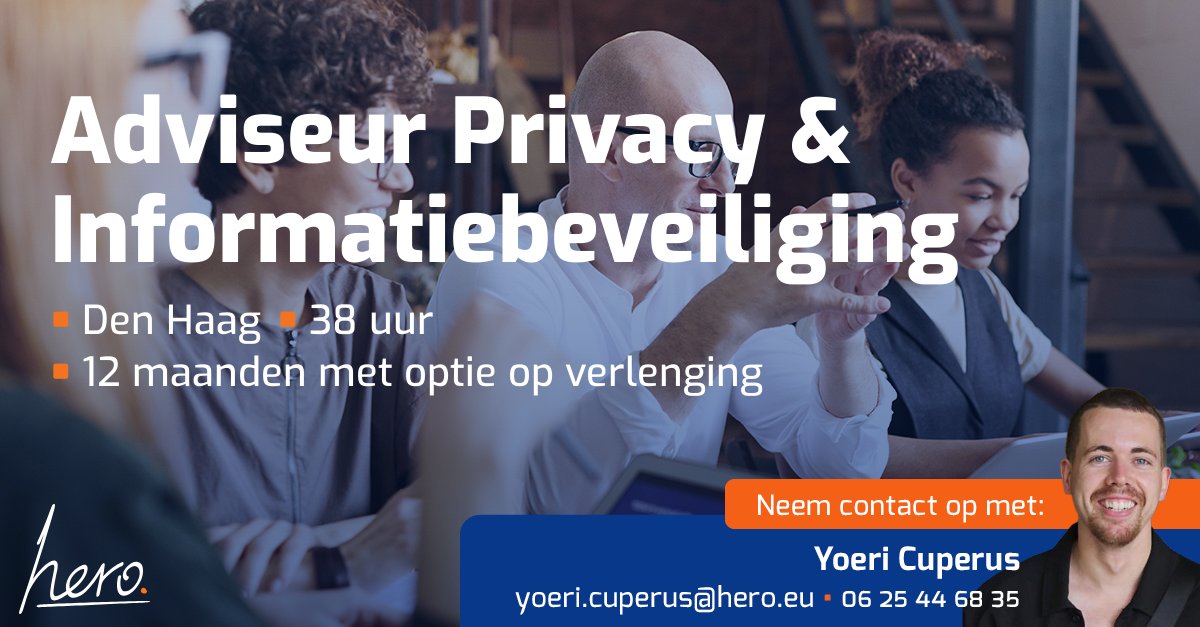 Informatiemanager Privacy & Security - Hero Interim Professionals