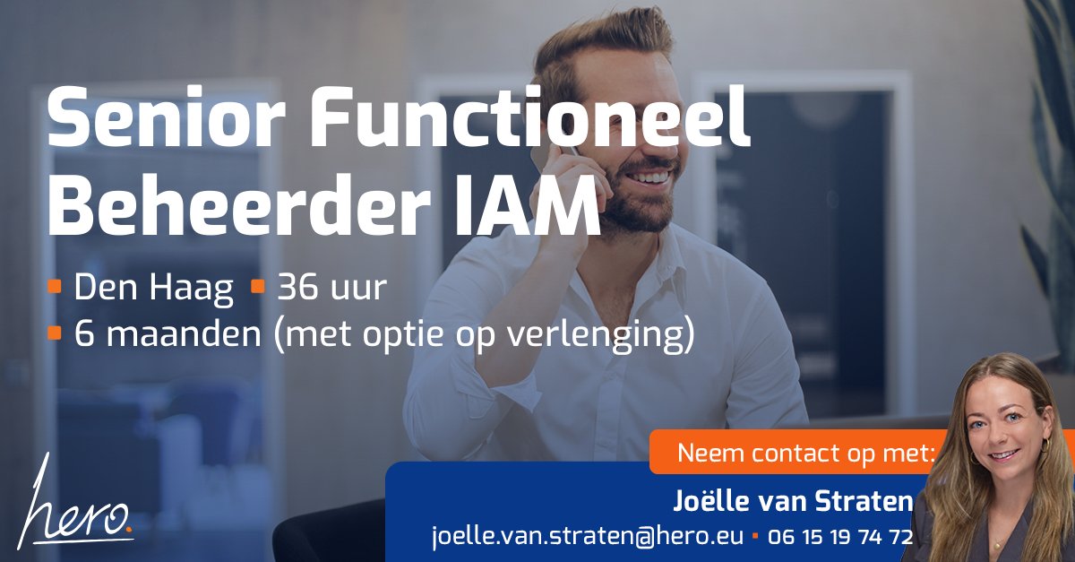 Senior Functioneel Beheerder IAM - Hero Interim Professionals