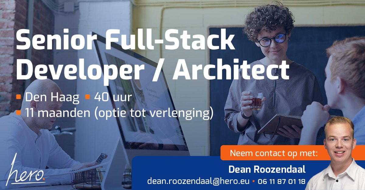 Senior Full-Stack Developer / Architect - Hero Interim Professionals